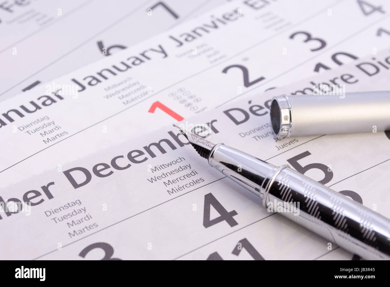 calendar with filler Stock Photo - Alamy