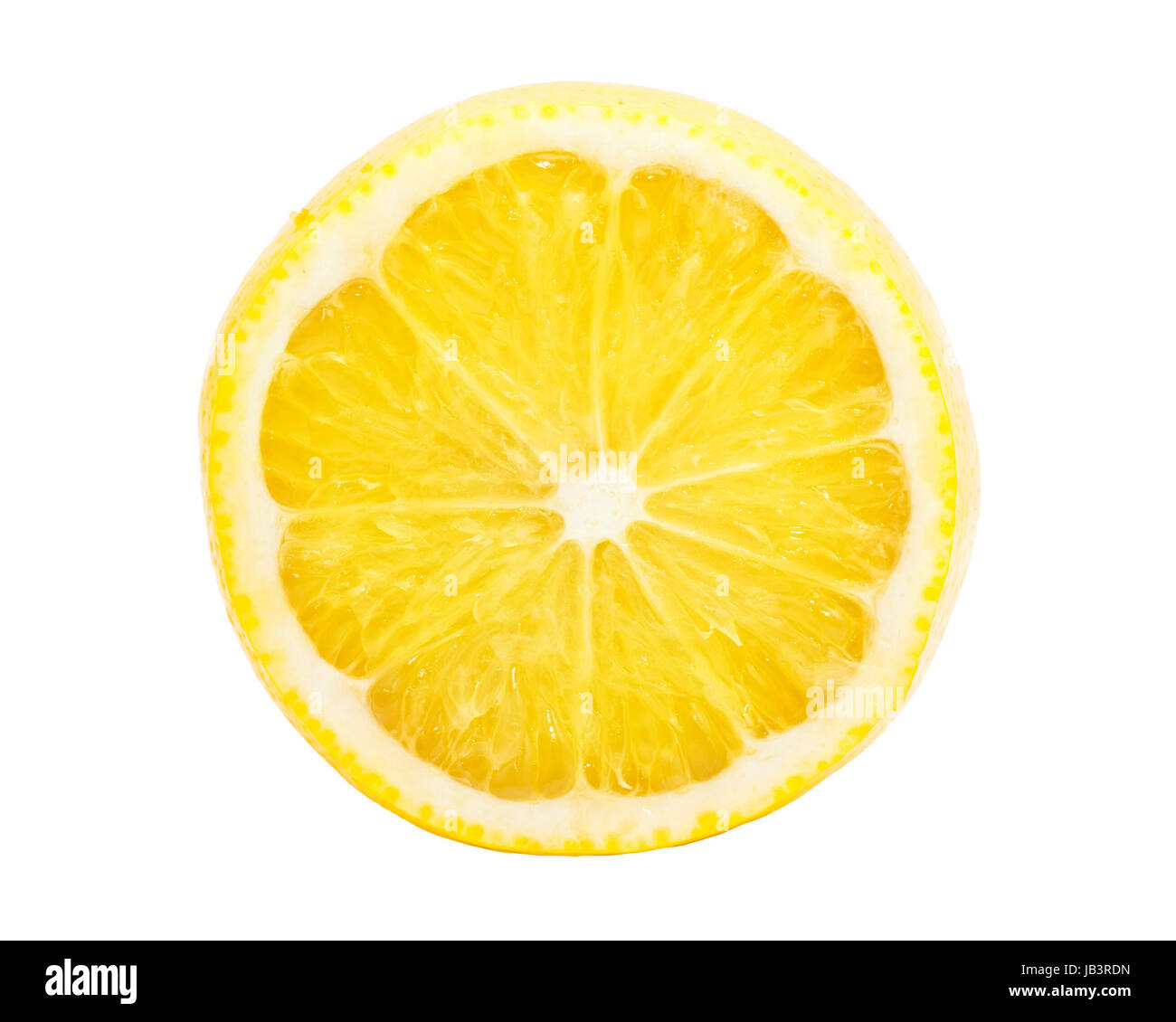 Fresh tasty lemon isolated on white background Stock Photo - Alamy