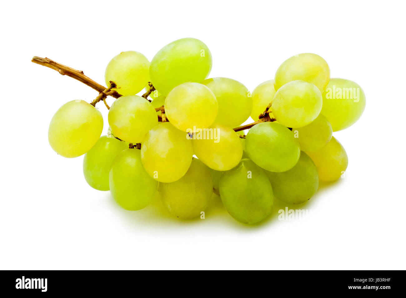 Branch of grapes isolated on white background Stock Photo - Alamy