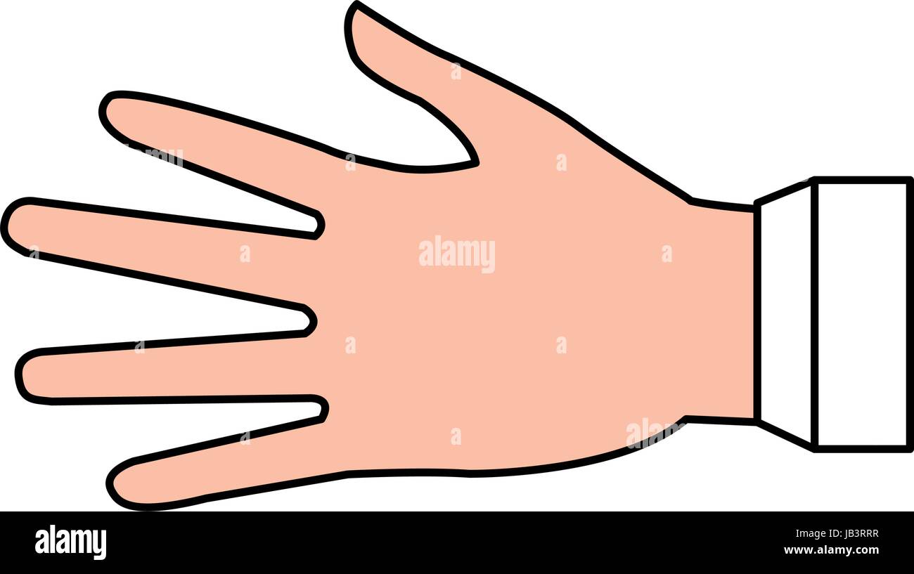 hand illustration cartoon silhouette Stock Vector Image & Art - Alamy