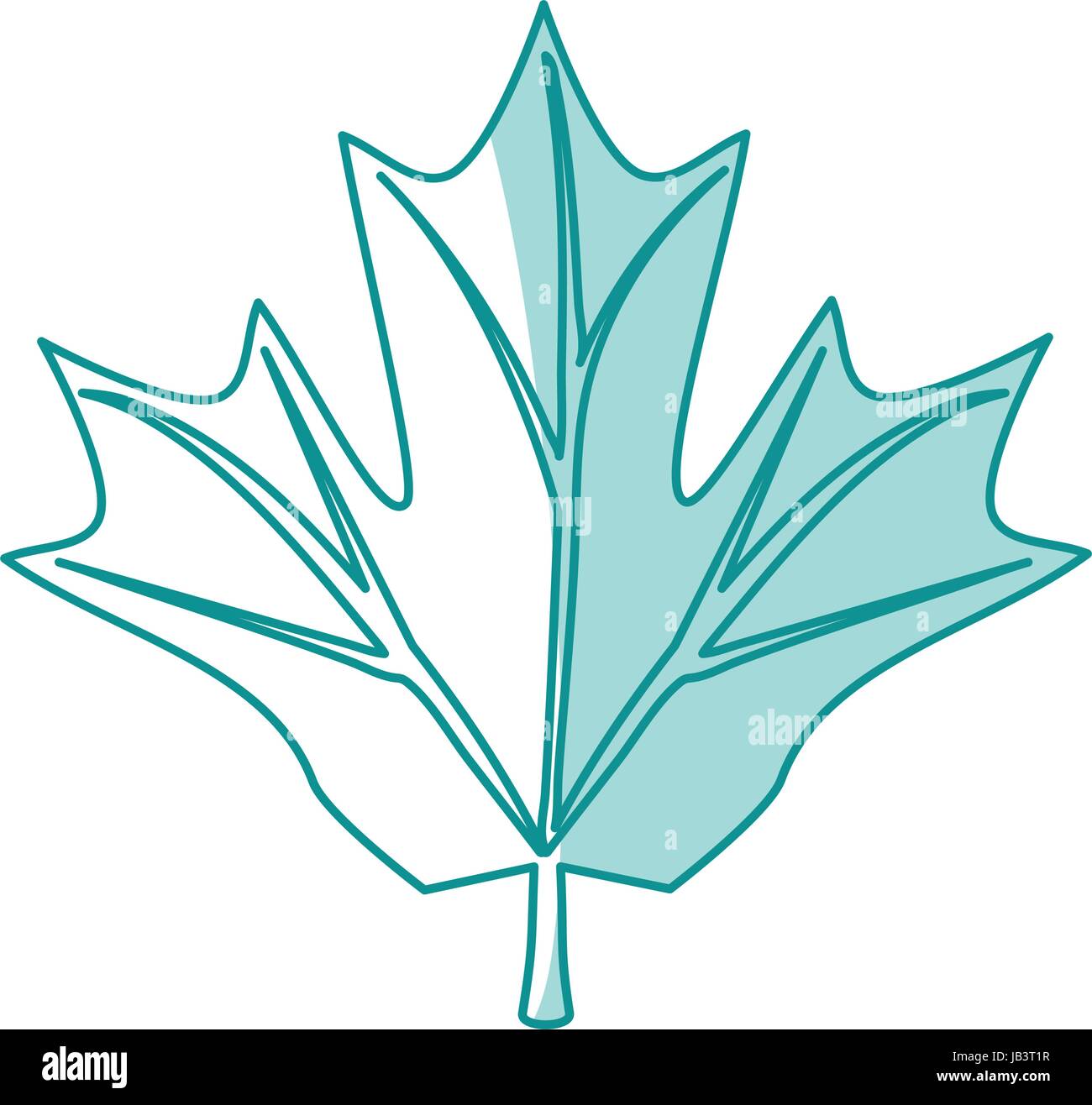 leave illustration cartoon silhouette shadow Stock Vector Image & Art ...