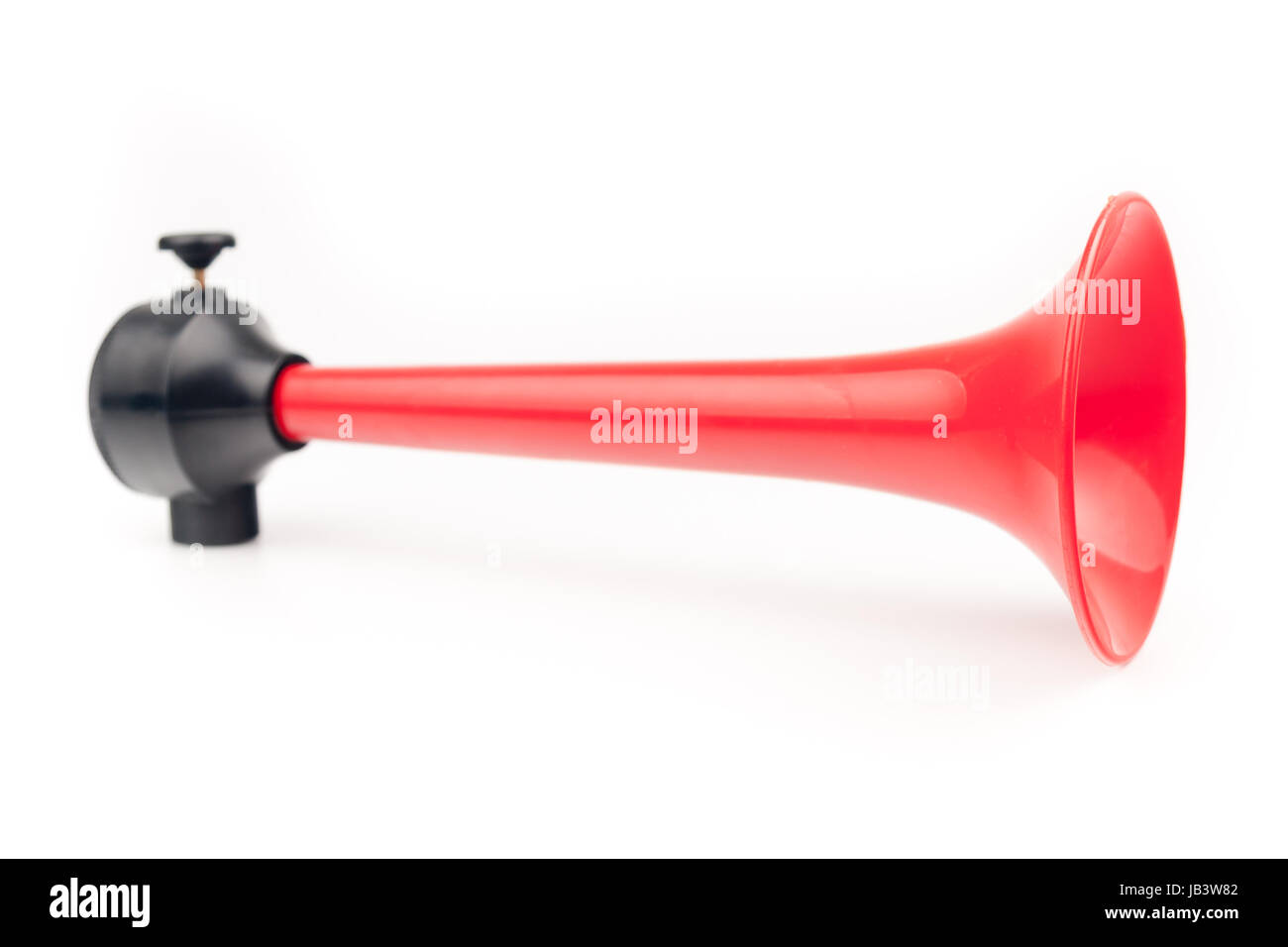 Vehicle horn isolated on white background Stock Photo - Alamy