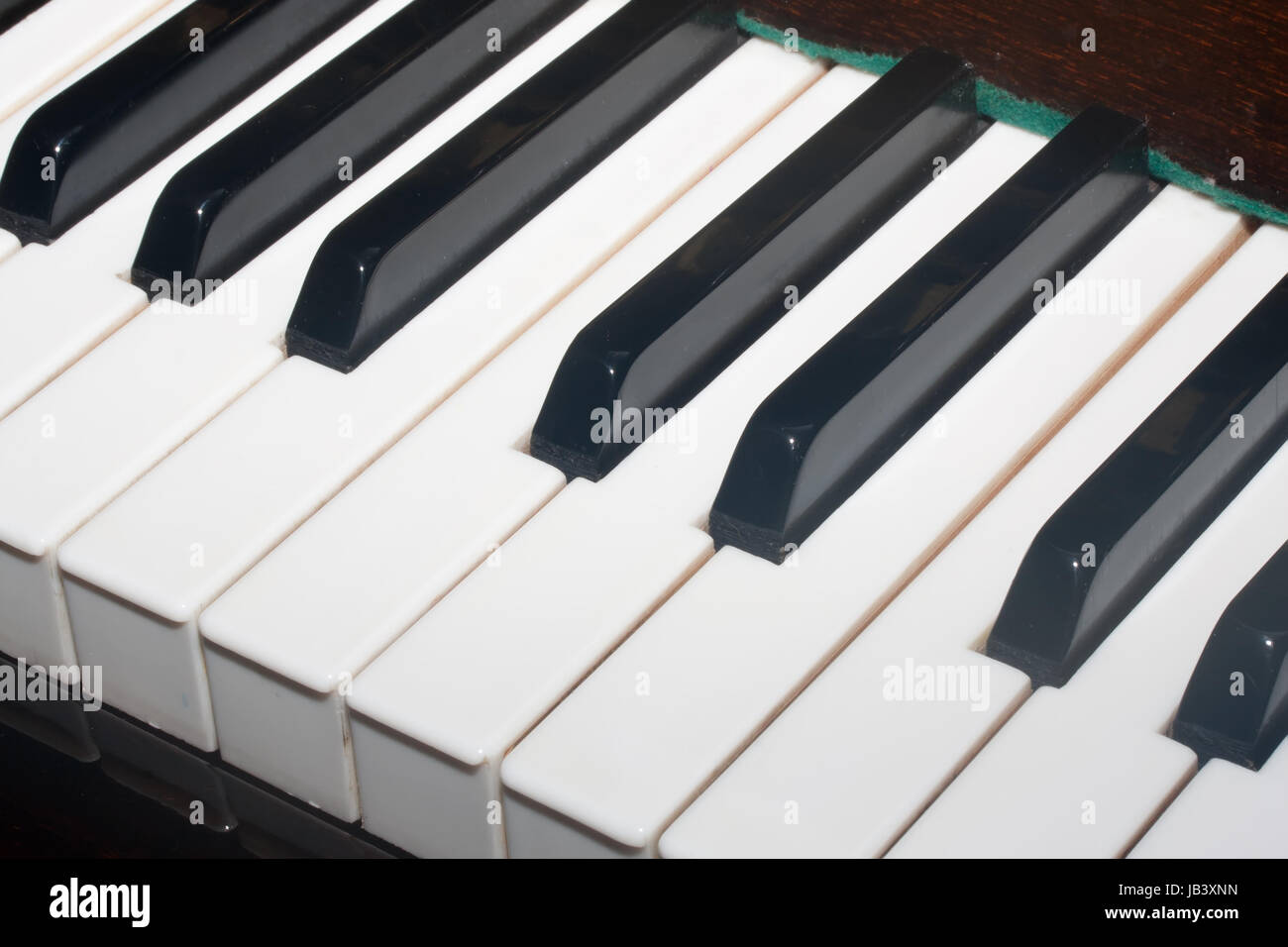 Beautiful close up photo of piano keys Stock Photo - Alamy