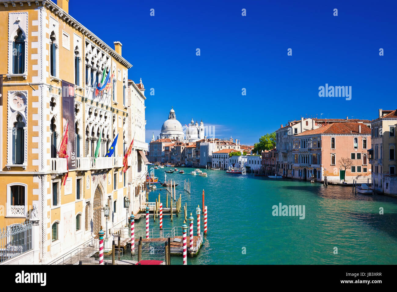 Beautiful view of famous Grand Canal in Venice, Italy Stock Photo - Alamy