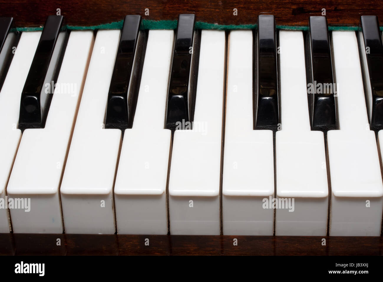 Beautiful close up photo of piano keys Stock Photo - Alamy