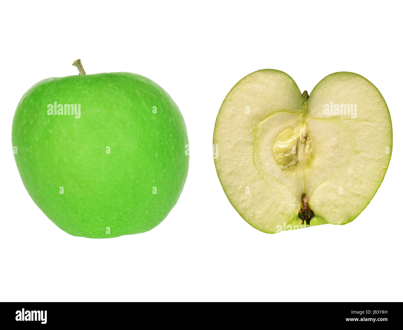Many apples isolated over a white background Stock Photo - Alamy