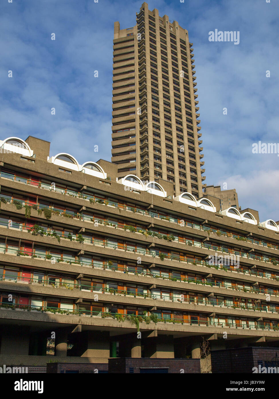 LONDON, ENGLAND, UK - MARCH 05, 2009: The Barbican Complex built in the ...