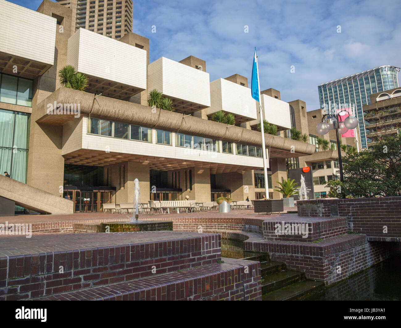 LONDON, ENGLAND, UK - MARCH 05, 2009: The Barbican Complex built in the ...