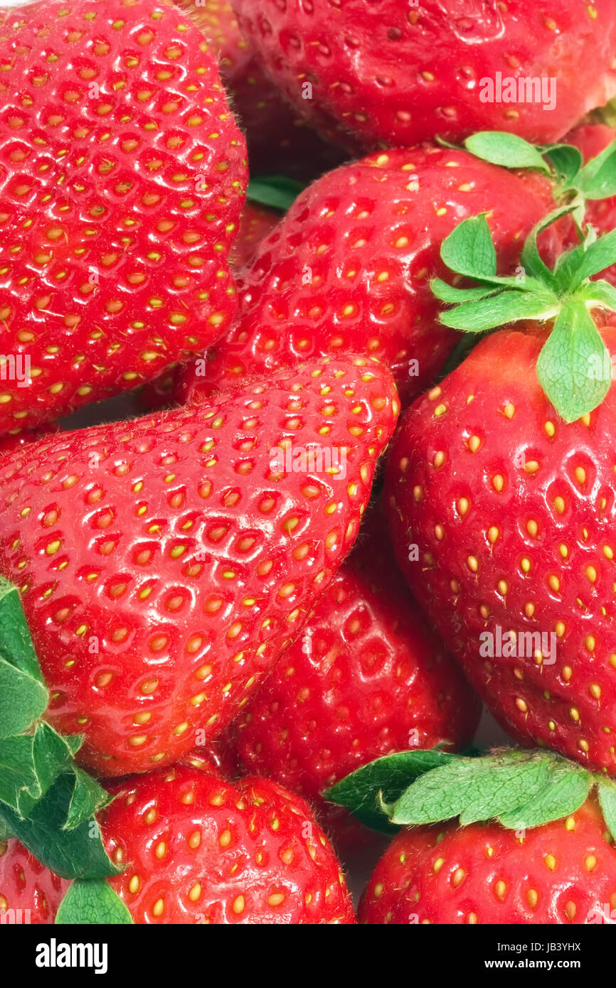 Red sweet strawberries making nice edible background Stock Photo - Alamy