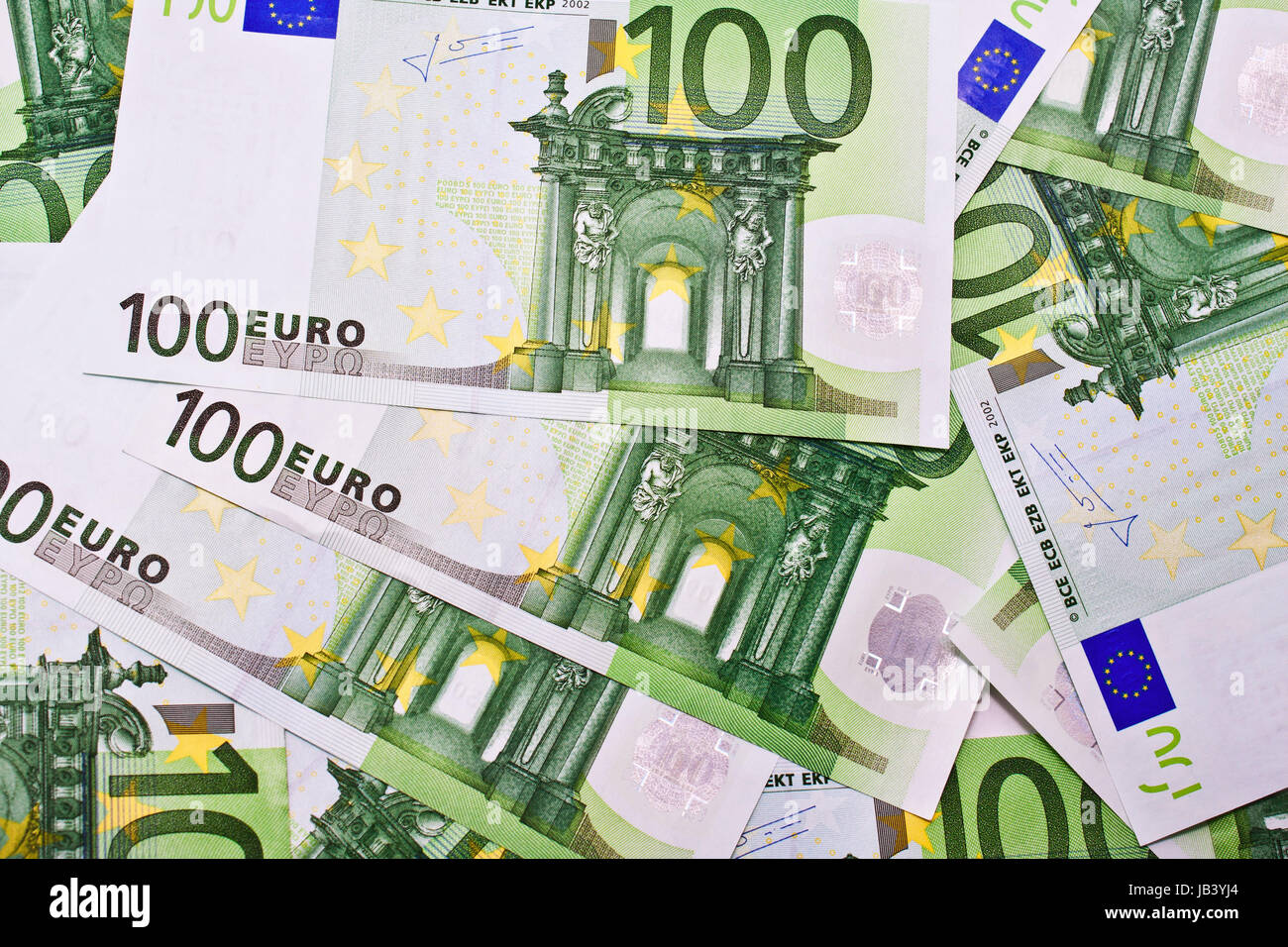 Many euro banknotes making european currency background Stock Photo - Alamy