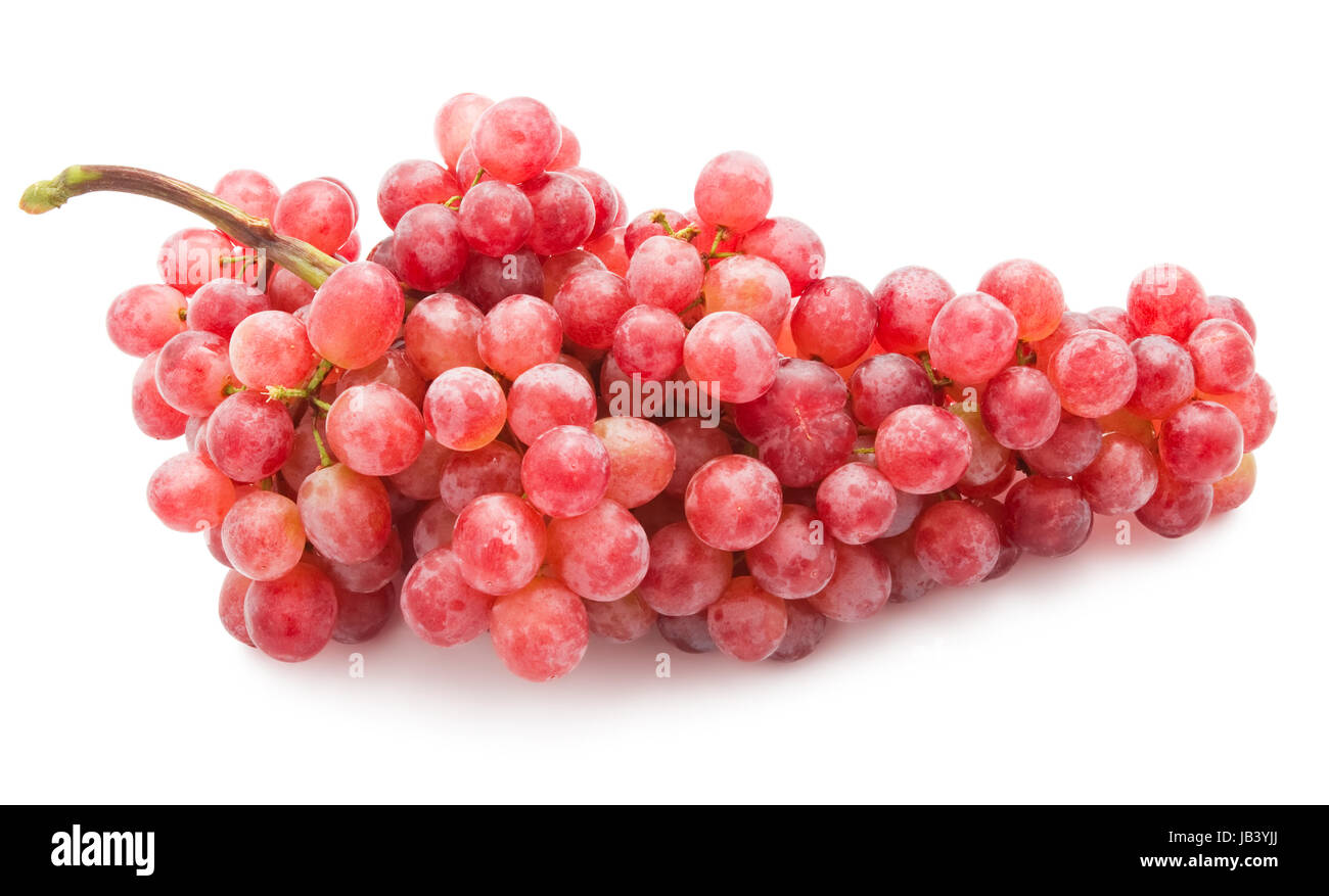 Branch of grapes isolated on white background Stock Photo - Alamy