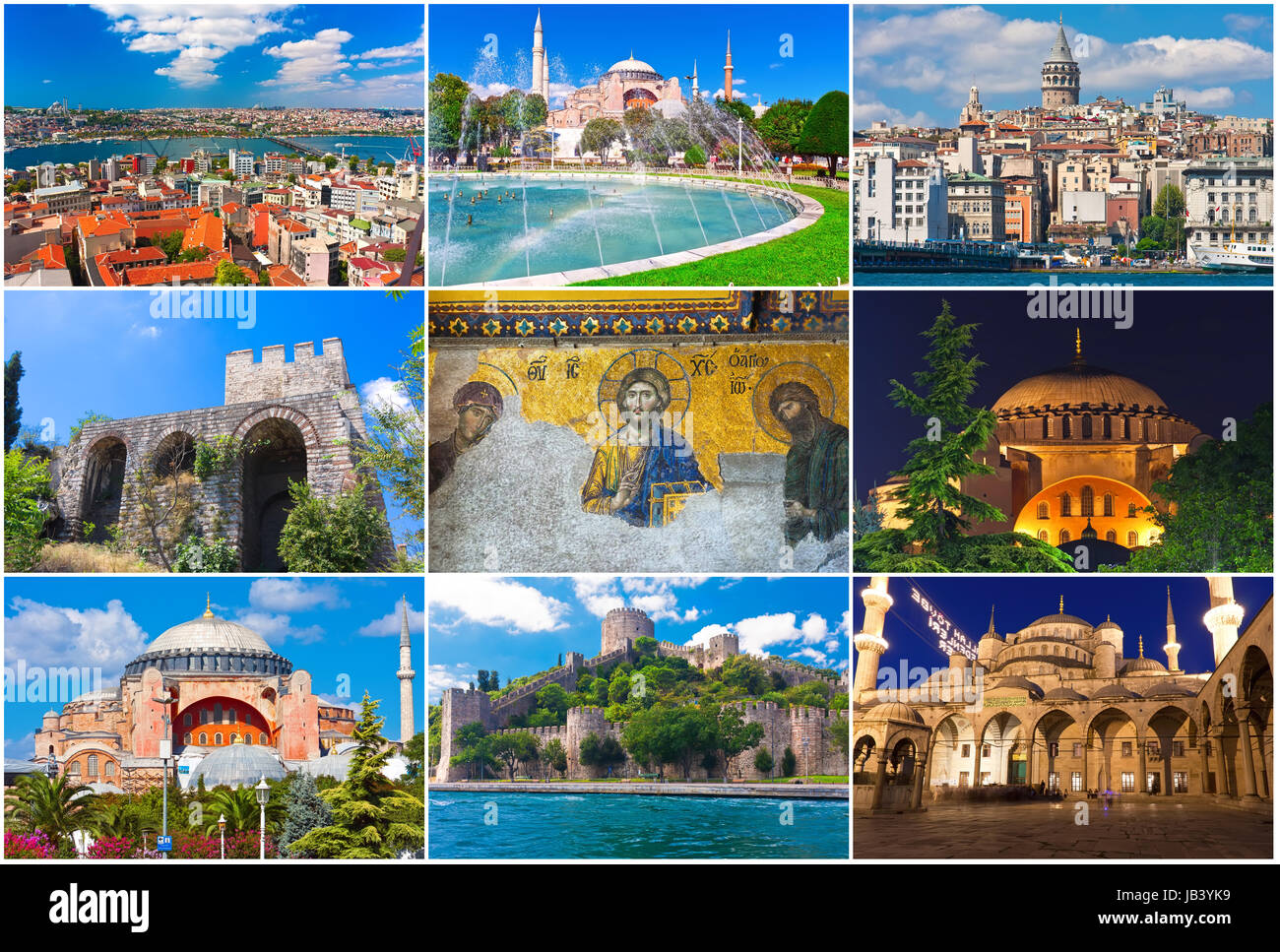 Collection of beautiful photos in Istanbul, Turkey Stock Photo - Alamy