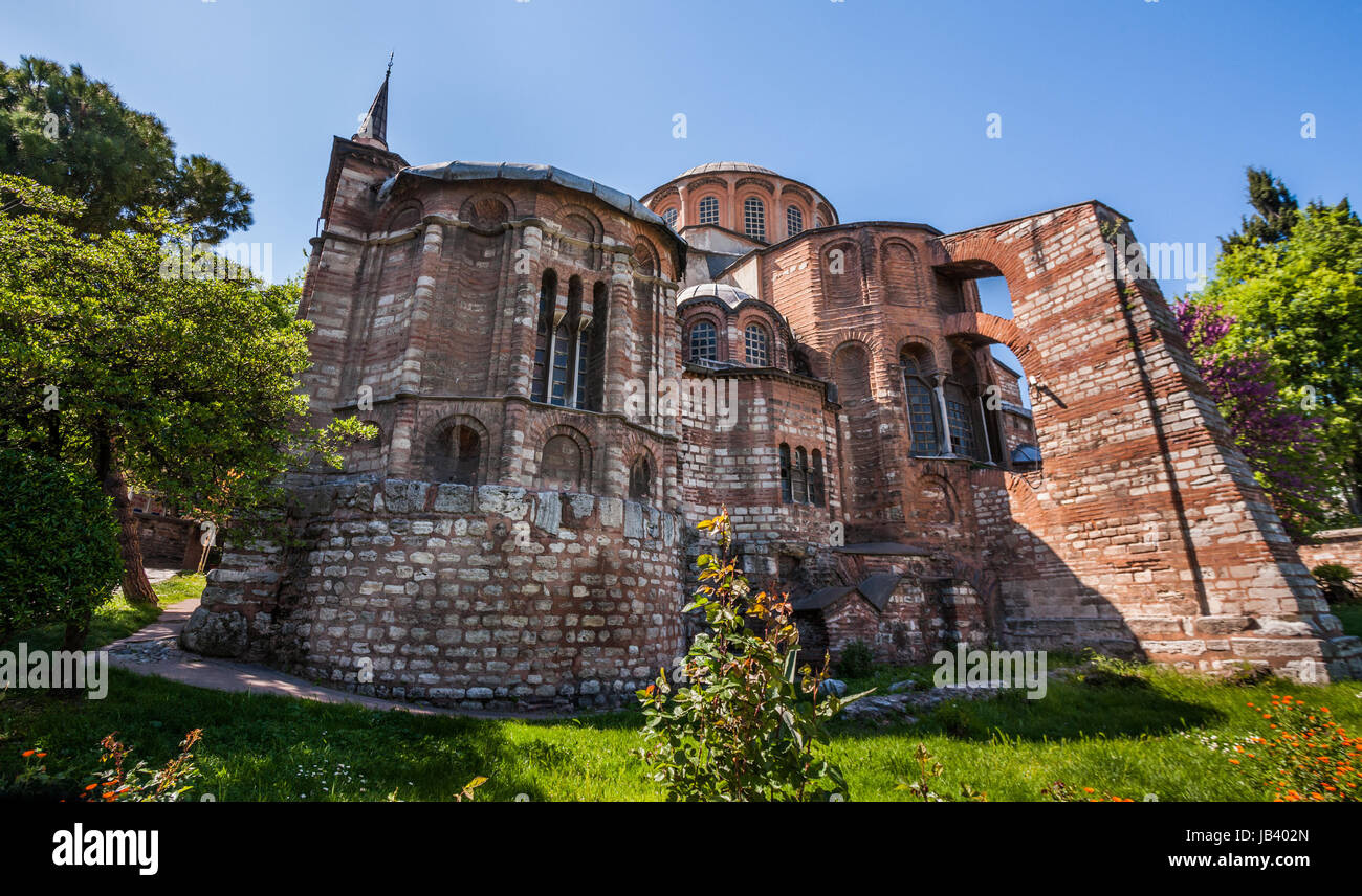 Exterior of Chora Church in Istanbul Turkey Stock Photo - Alamy