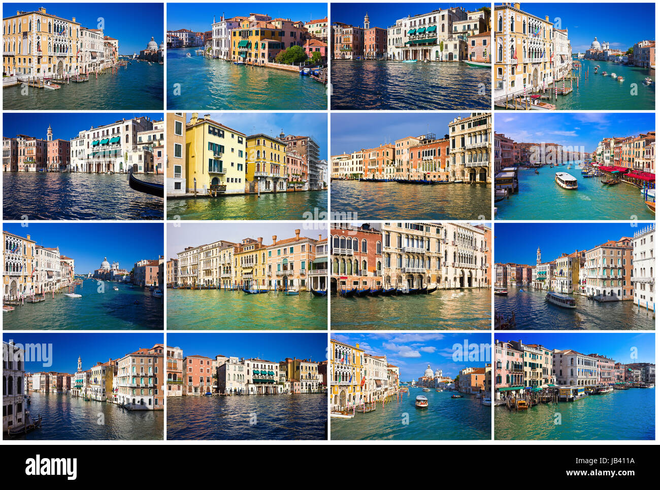 Beautiful view of famous Grand Canal in Venice, Italy Stock Photo - Alamy