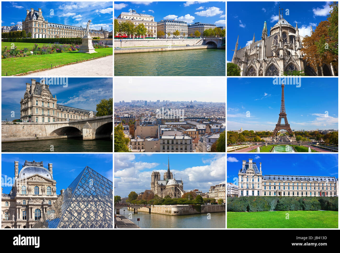 Collection of beautiful photos in Paris, France Stock Photo - Alamy