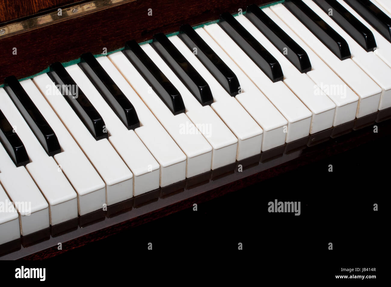 Beautiful close up photo of piano keys Stock Photo - Alamy
