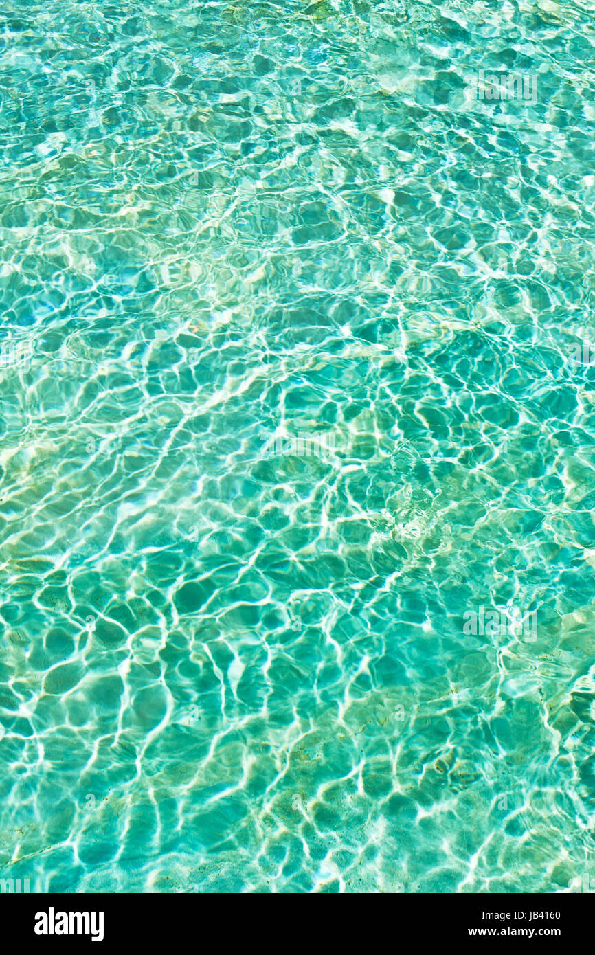 Blue and transparent sea water texture pattern Stock Photo - Alamy