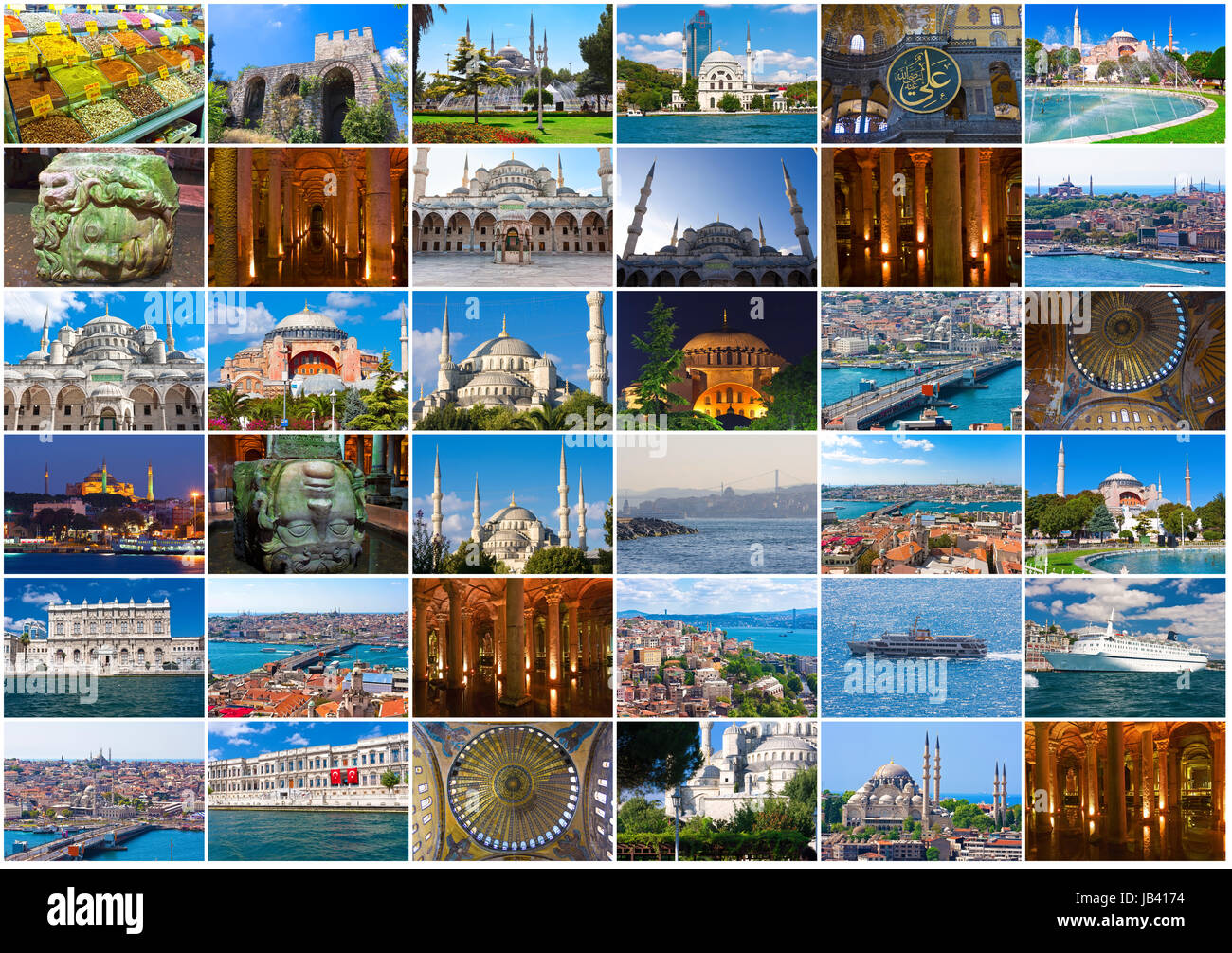 Collection of beautiful photos in Istanbul, Turkey Stock Photo - Alamy