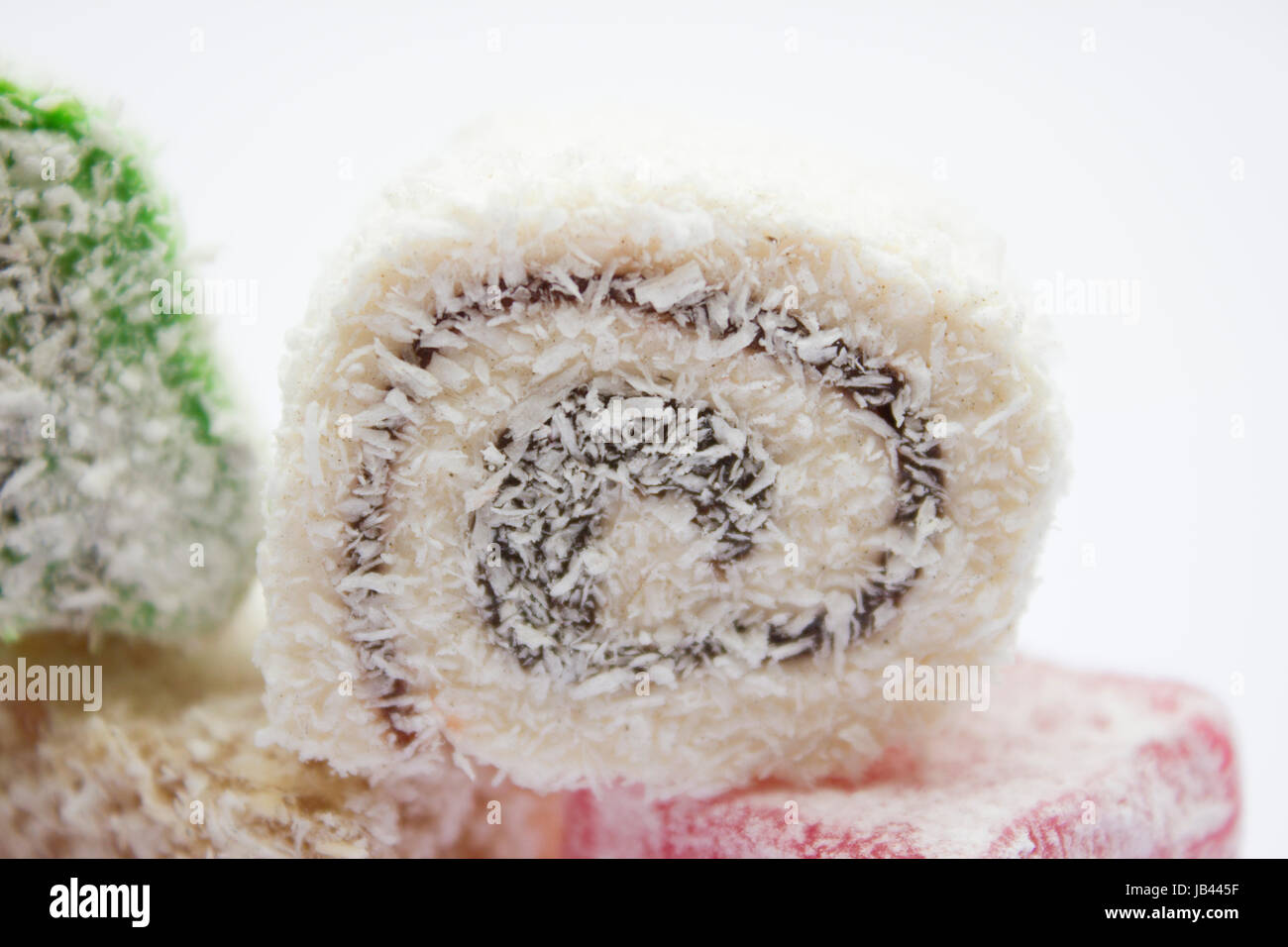 Sweet Turkish delight traditional dessert Stock Photo - Alamy