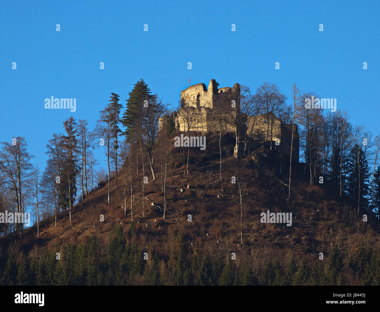 ruin hornburg in eberstein in unterkärnten Stock Photo - Alamy