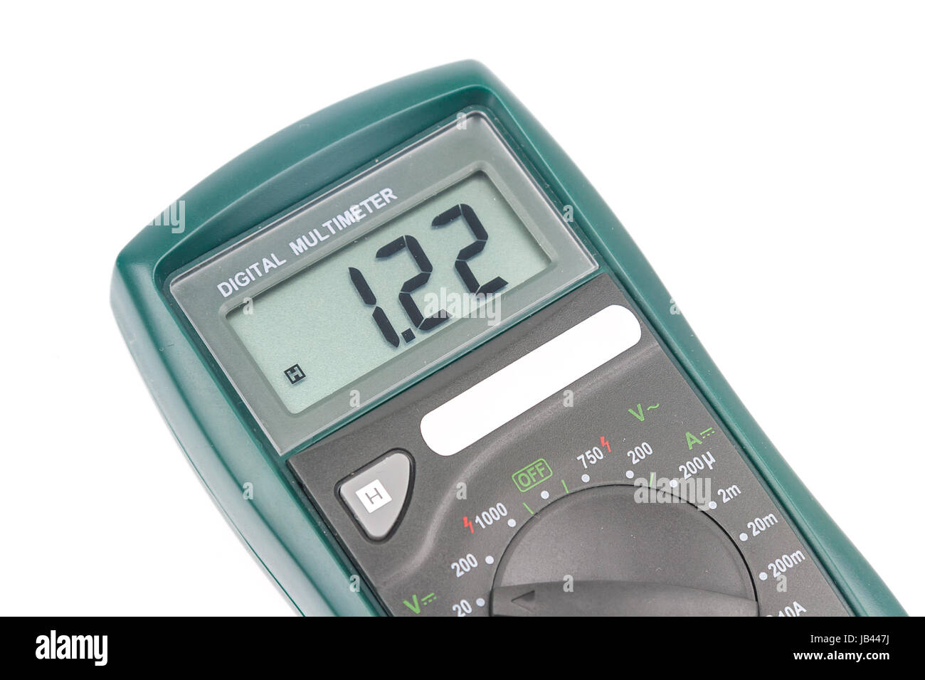 Digital multimeter isolated on white background Stock Photo - Alamy