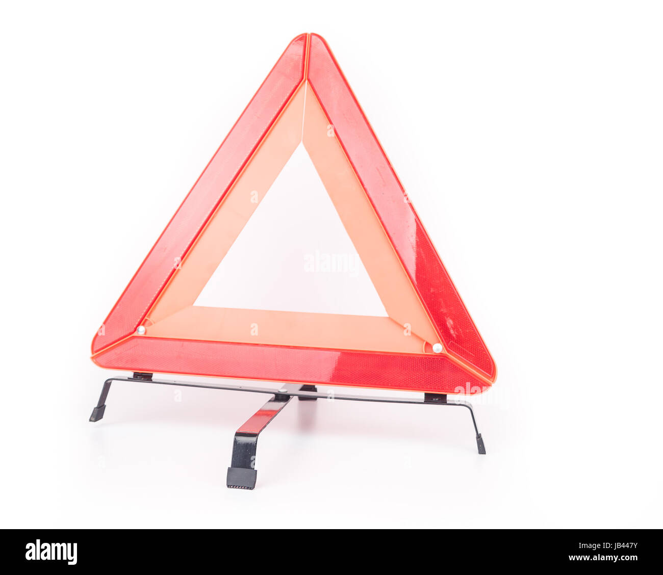 Car emergency sign isolated on white background Stock Photo - Alamy