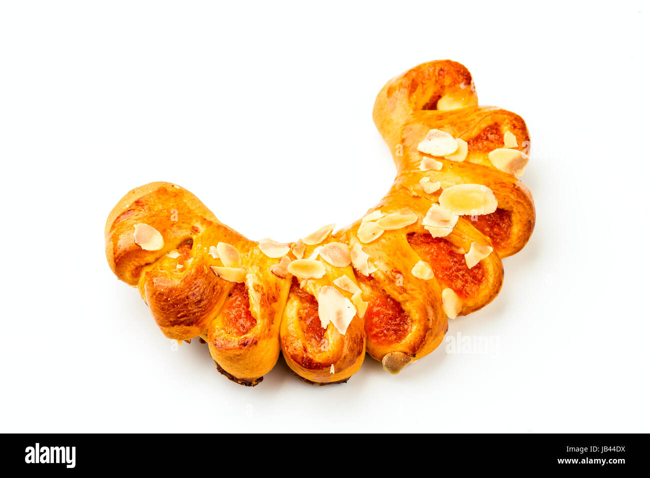 fresh bun isolated on white background Stock Photo - Alamy