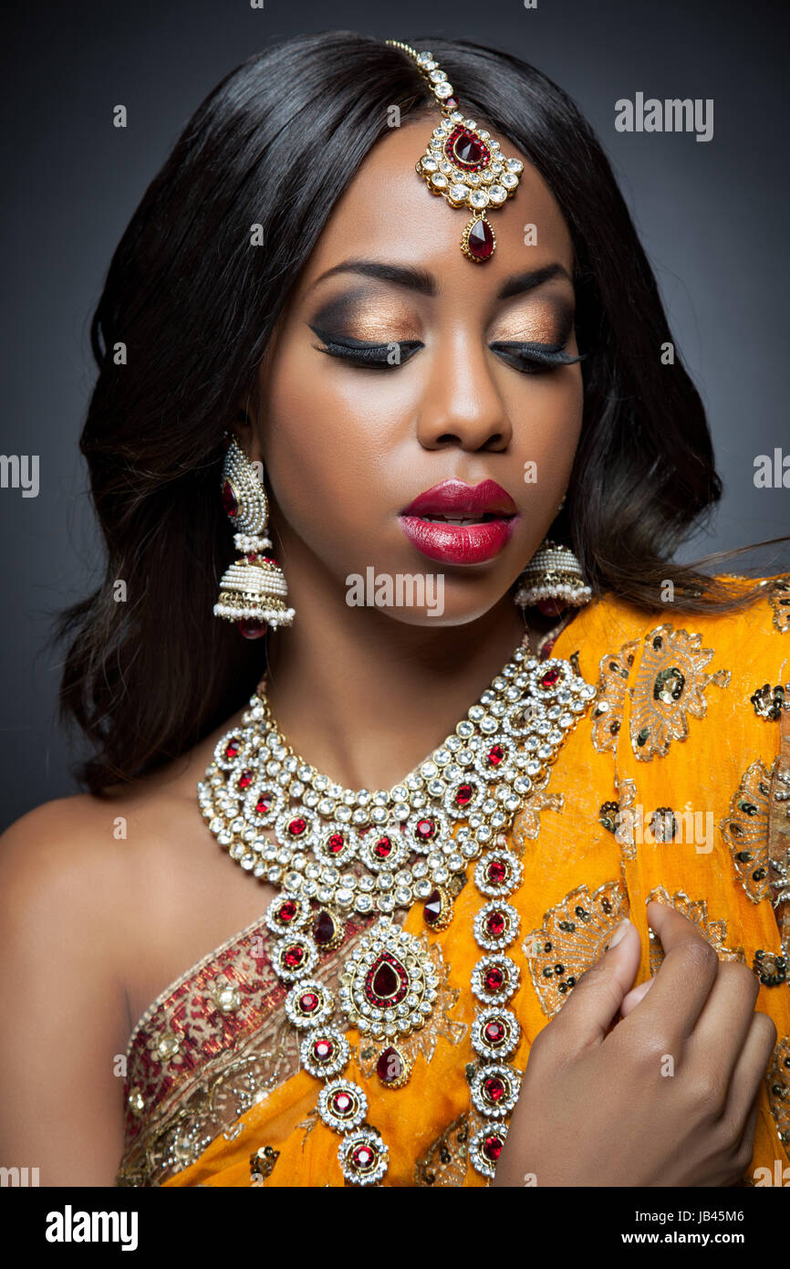 Traditional Indian Woman Makeup