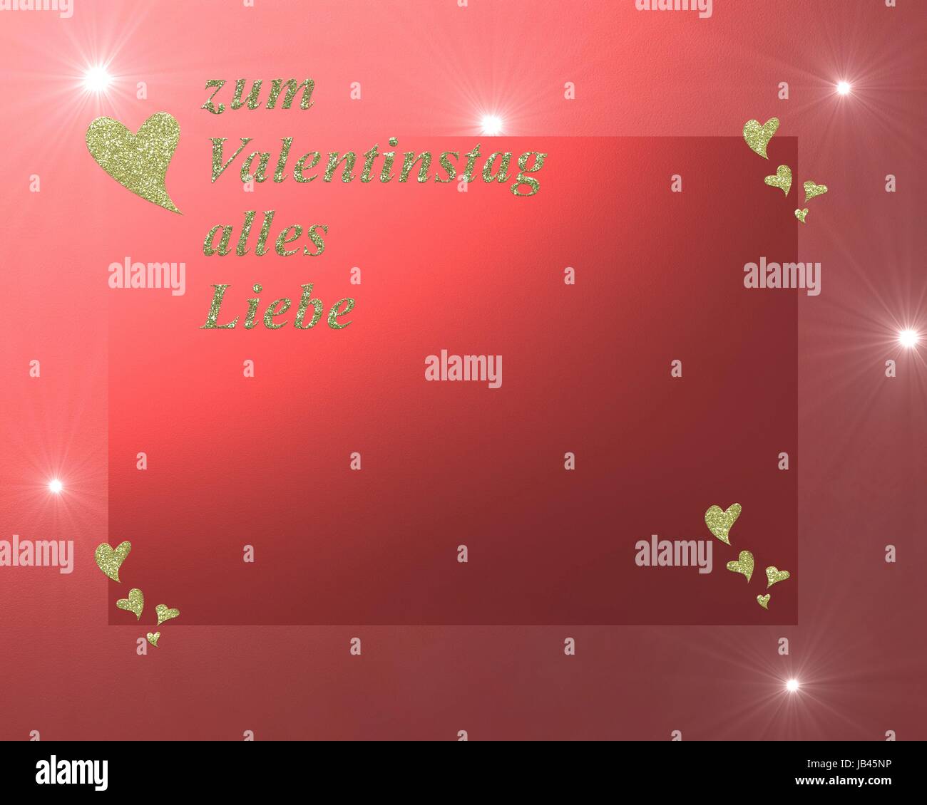 in German letters, all love for valentines day Stock Photo - Alamy