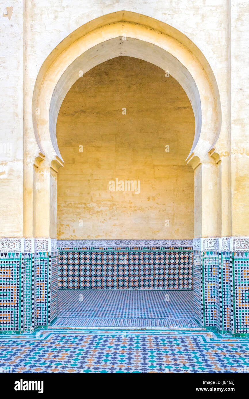 Orientalischer Torbogen, Marokko Stock Photo - Alamy