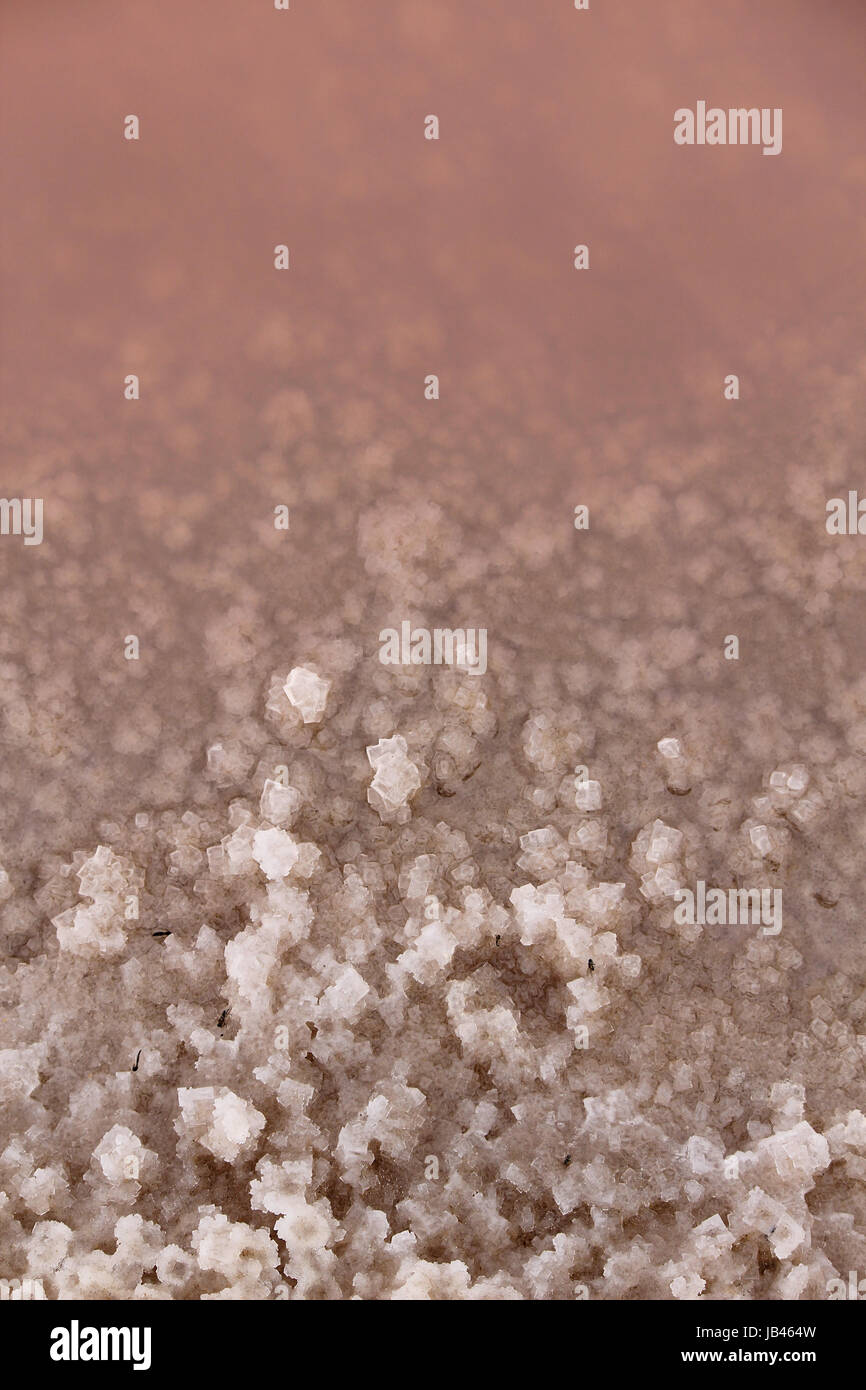 Commercial Salt Pans detail at Pelican Point Walvis Bay, Namibia Stock ...