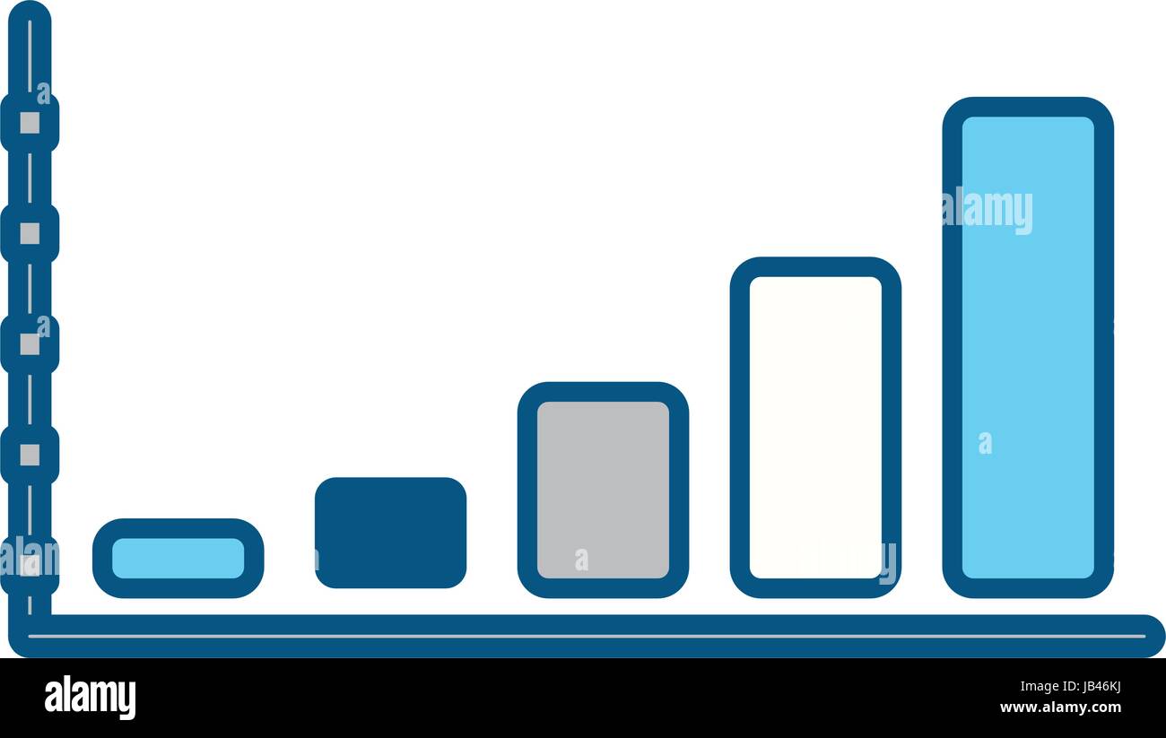 statistics trend growing vector illustration graphic design icon Stock ...