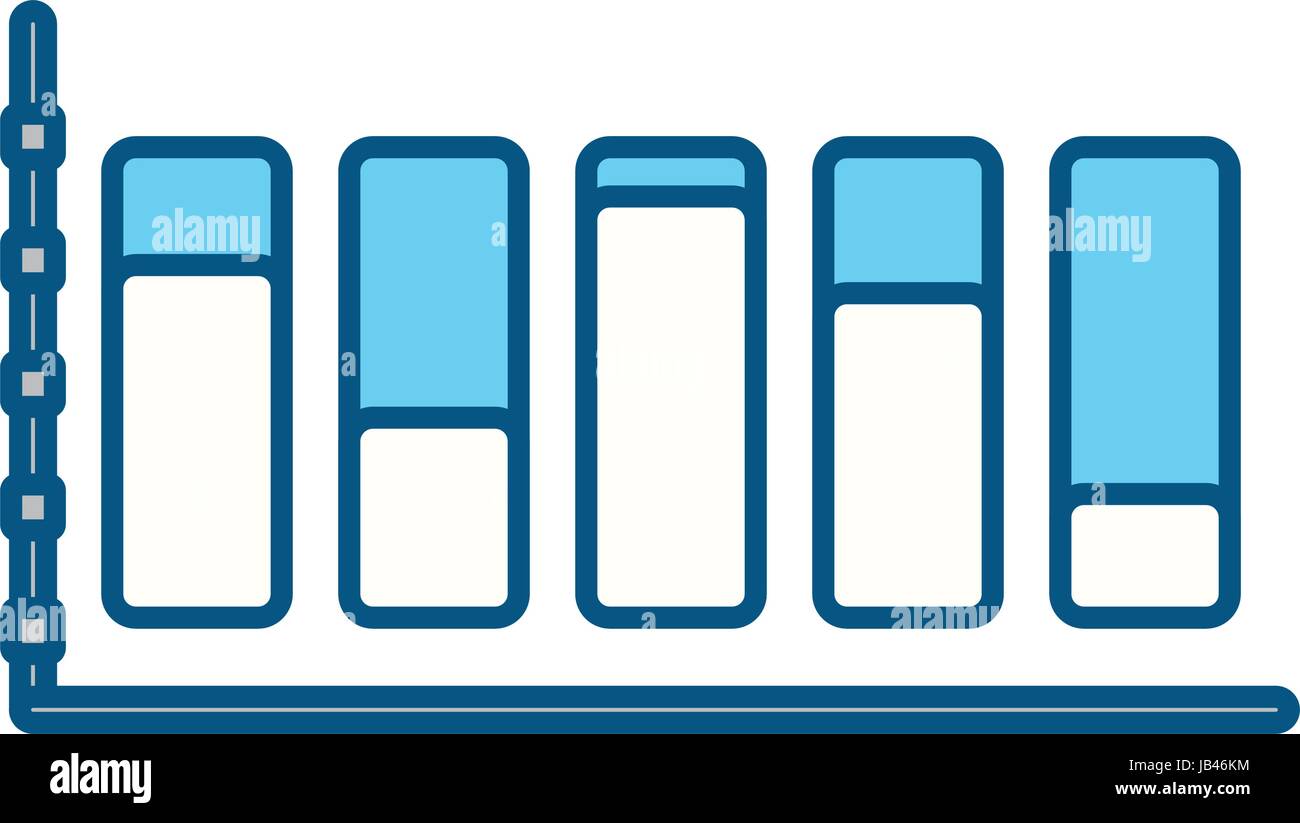 statistics trend growing vector illustration graphic design icon Stock ...