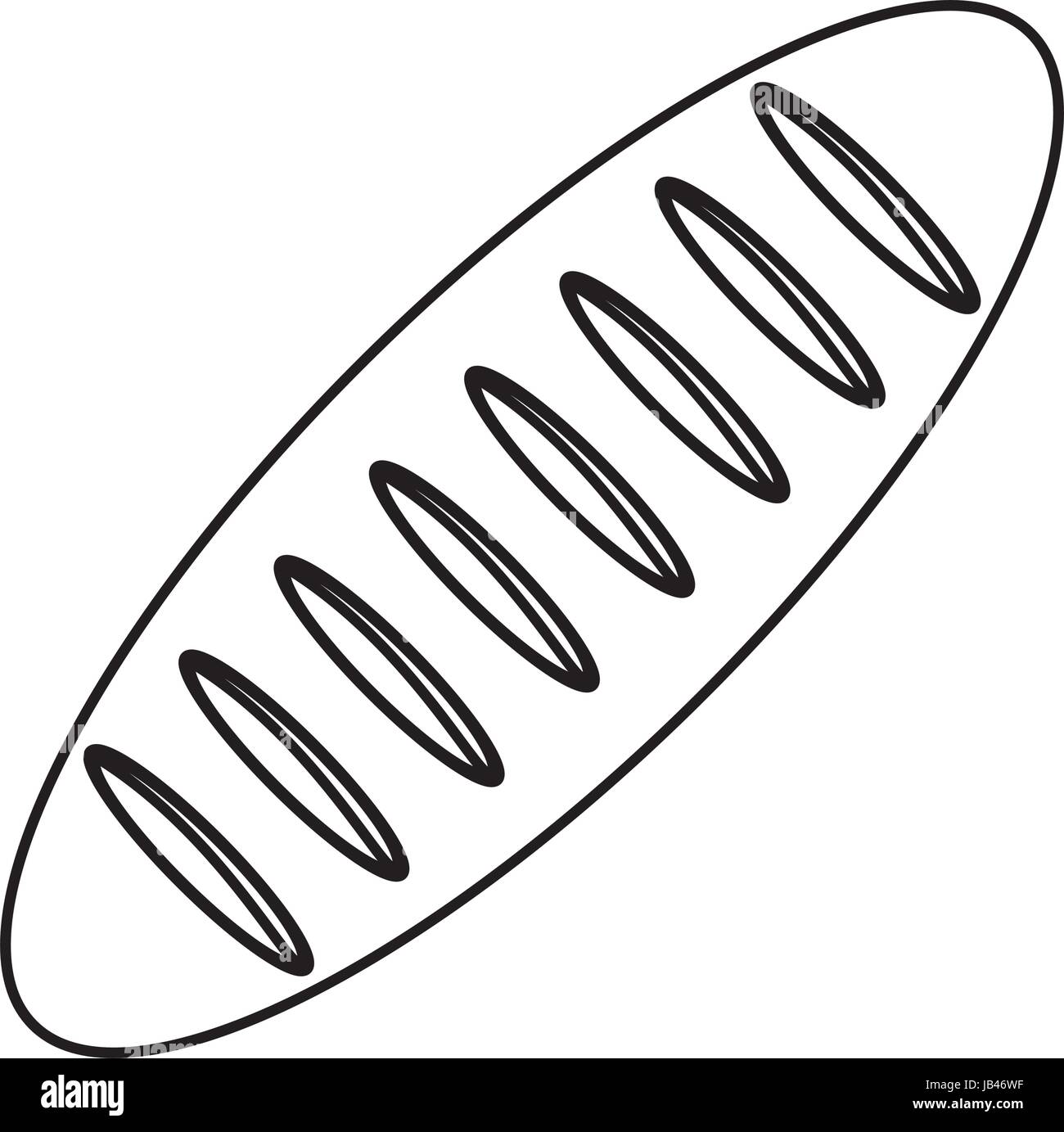 dinner roll loaf vector illustration graphic design icon Stock Vector ...