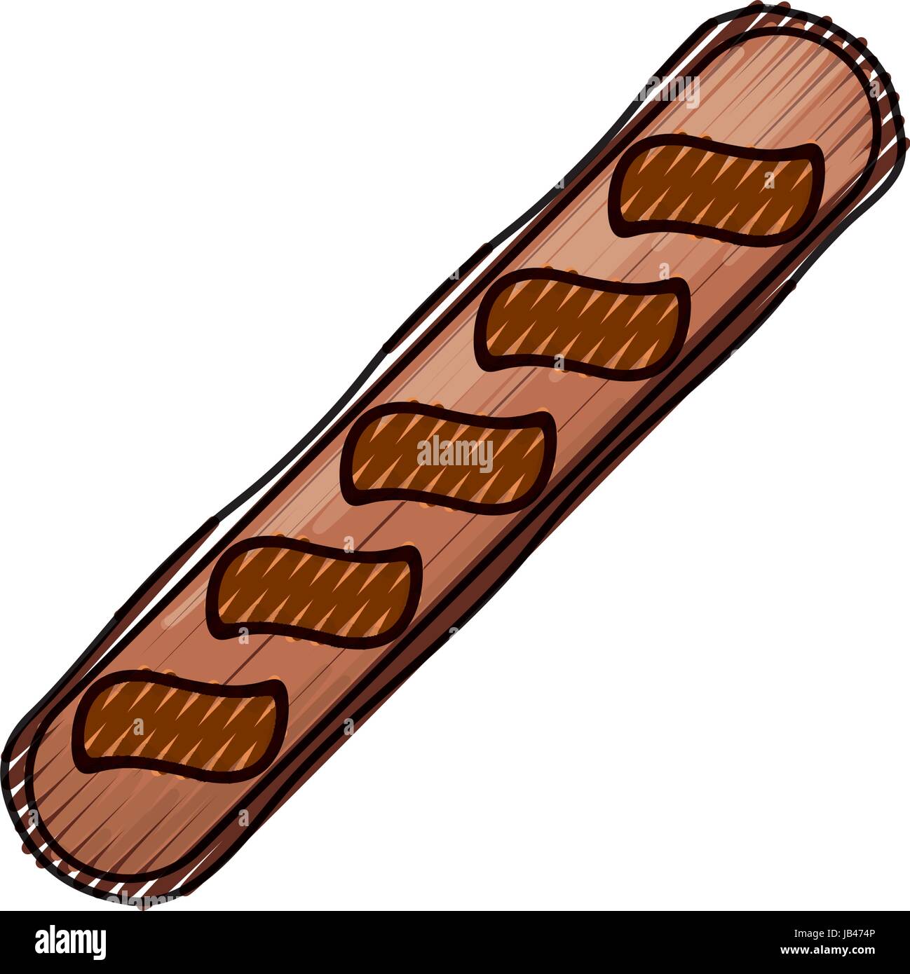 dinner roll loaf vector illustration graphic design icon Stock Vector ...