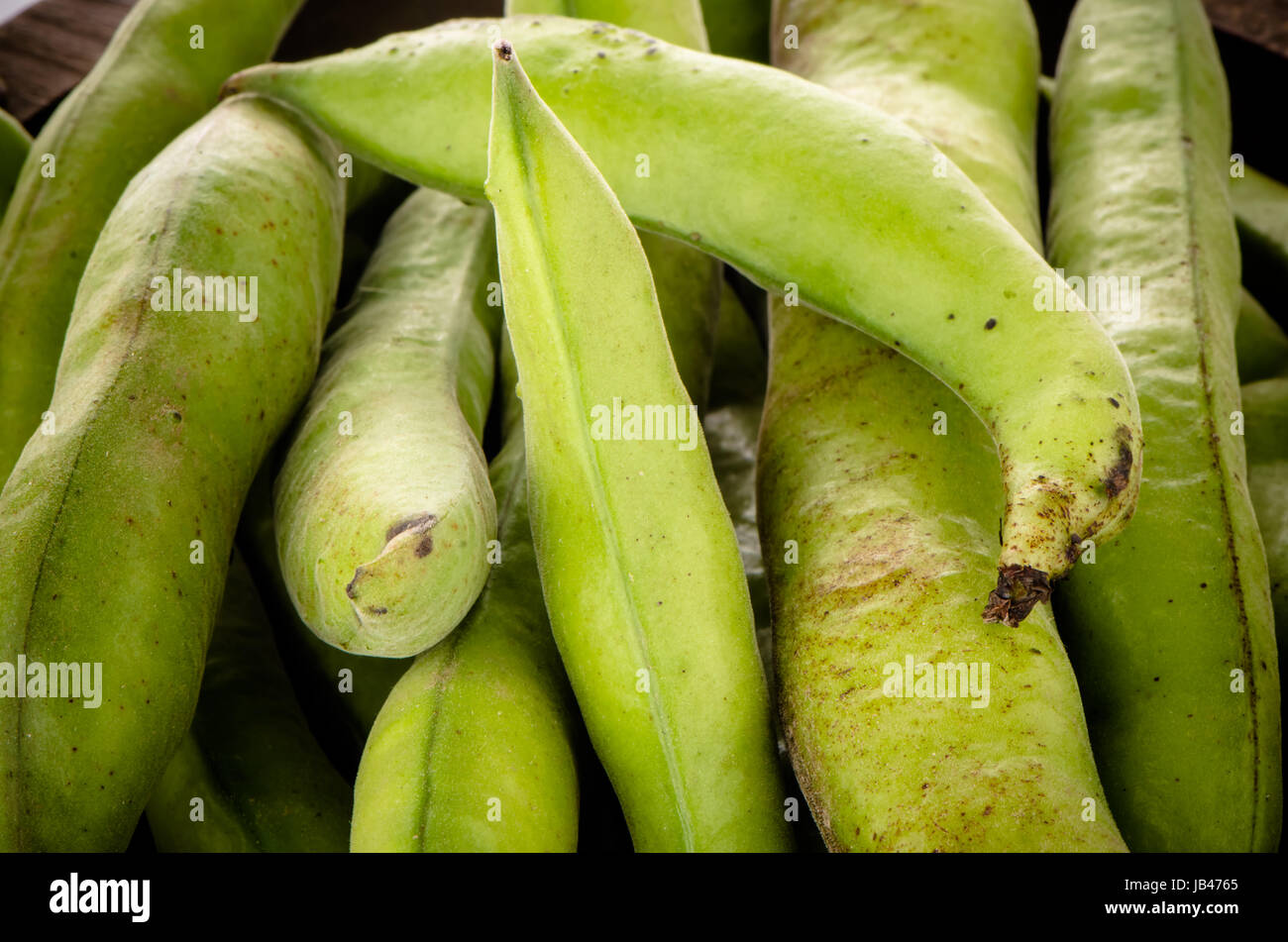 Green beans pod detailed closeup Stock Photo - Alamy