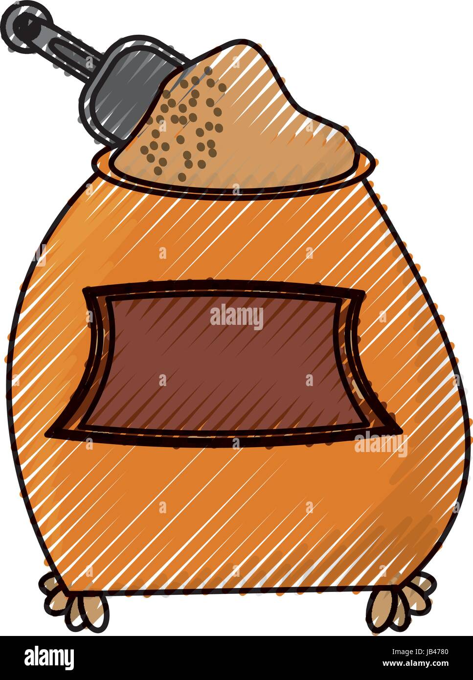 flours sack sugar vector illustration graphic design icon Stock Vector ...