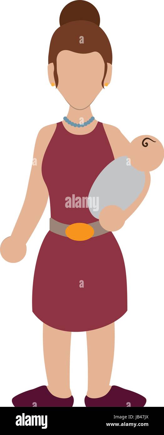 faceless mom son Stock Vector Image & Art - Alamy