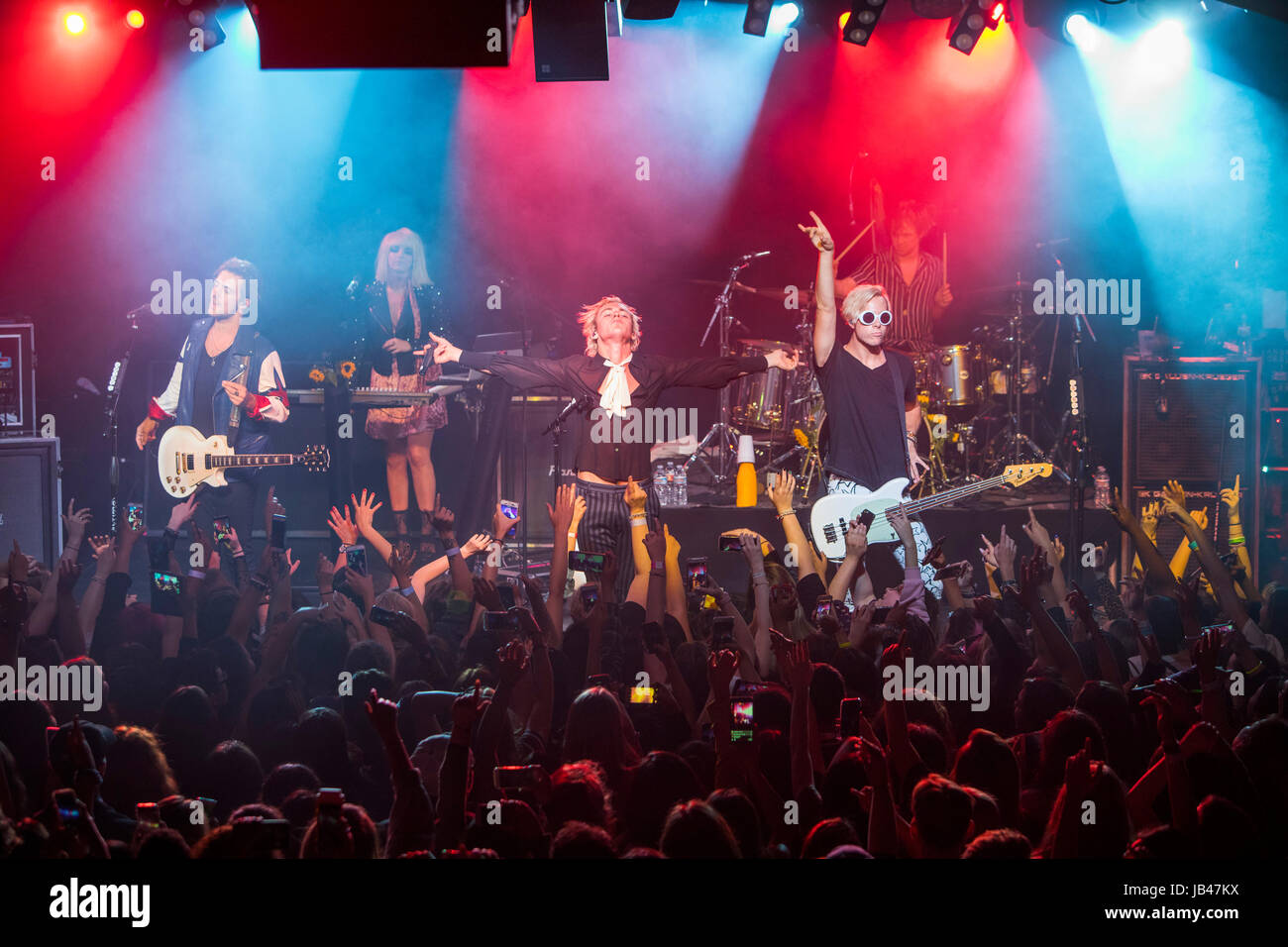 R5 Band Performing At The Teragram Ballroom Downtown Los Angeles