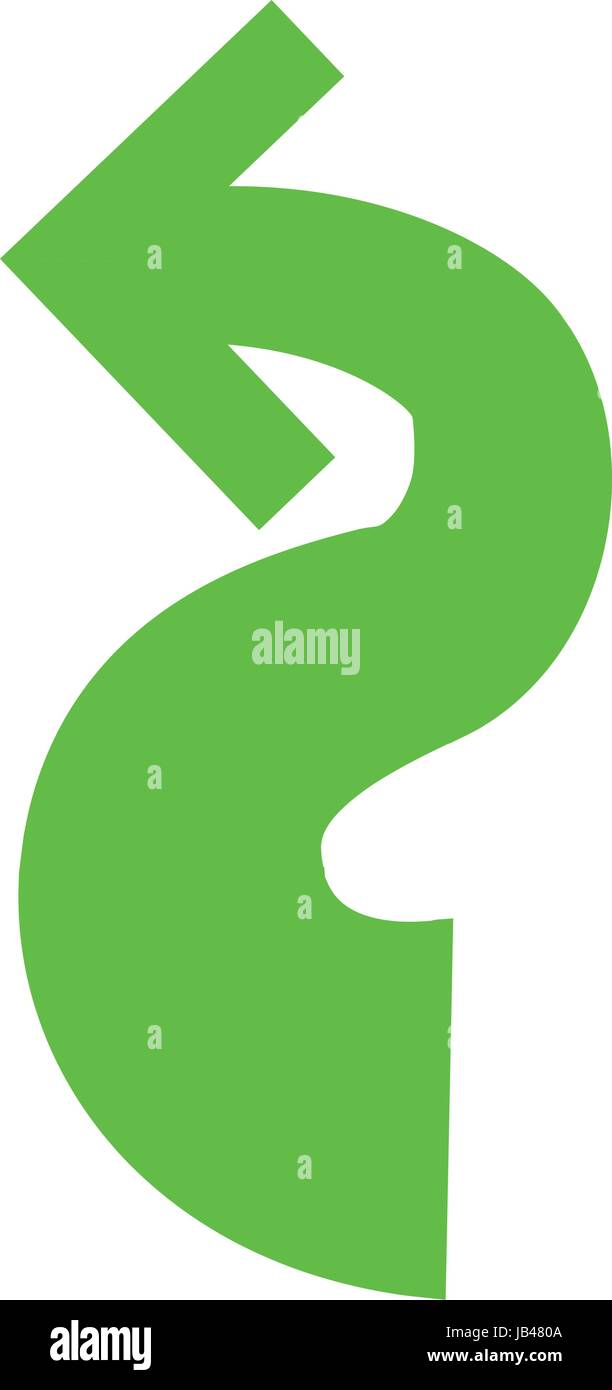 shape arrow curve Stock Vector Image & Art - Alamy