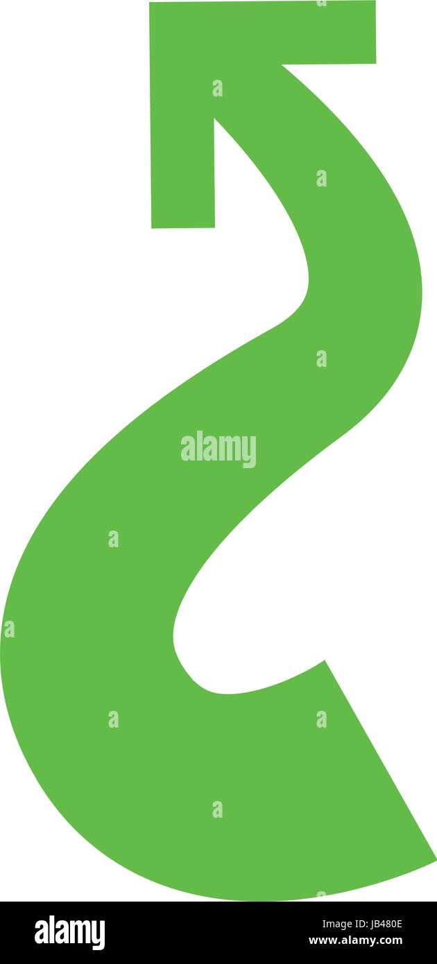 shape arrow curve Stock Vector Image & Art - Alamy