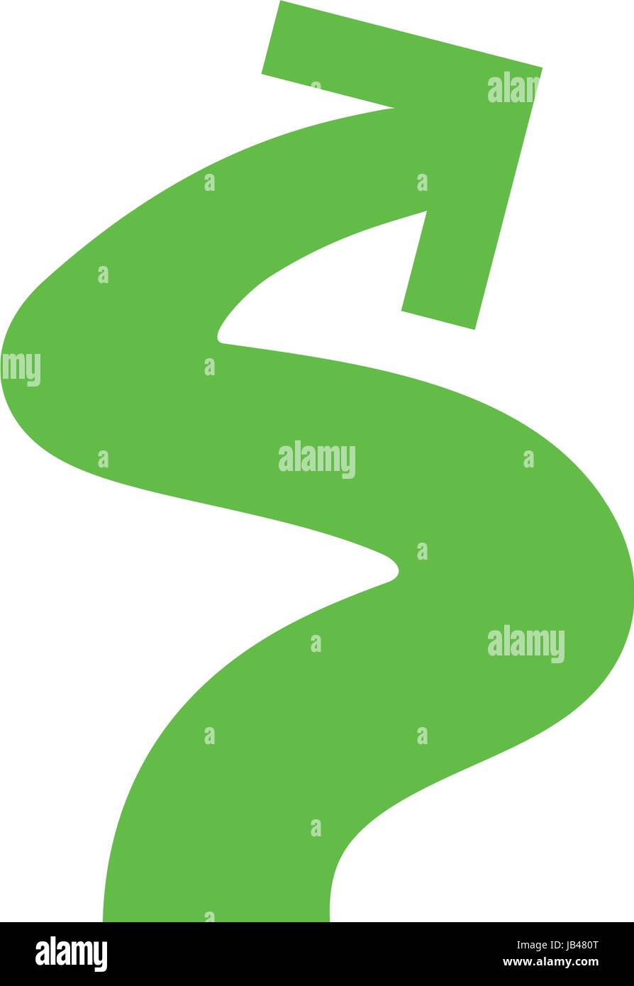 shape arrow curve Stock Vector Image & Art - Alamy