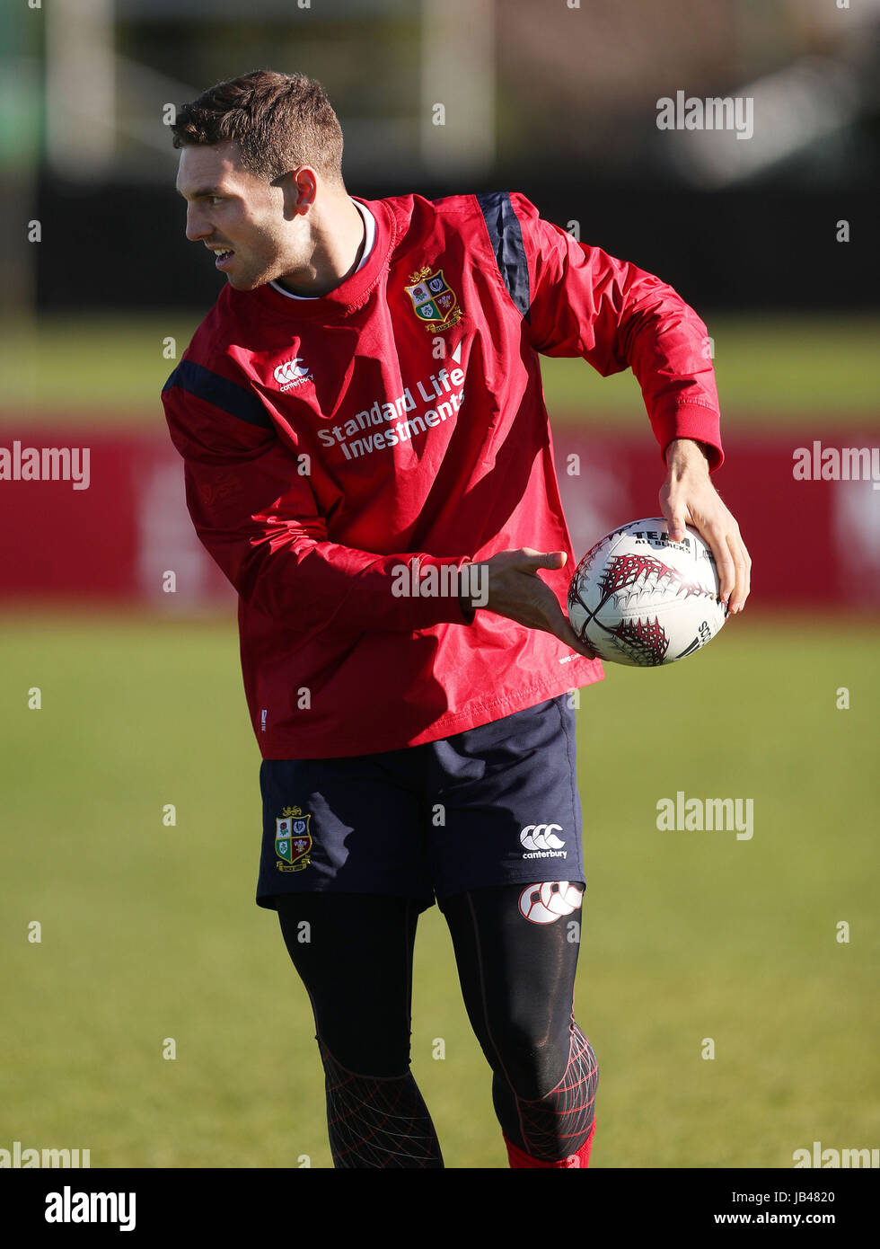 British & Irish Lions George North during the Captain's Run at the ...