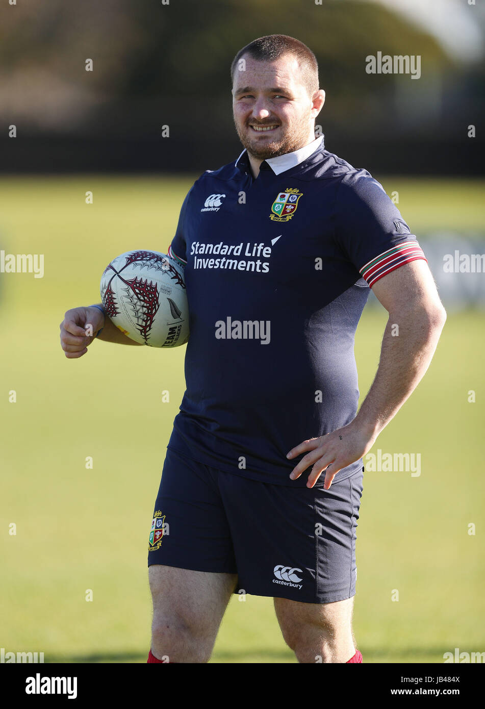 British & Irish Lions Ken Owens during the Captain's Run at the Linwood ...