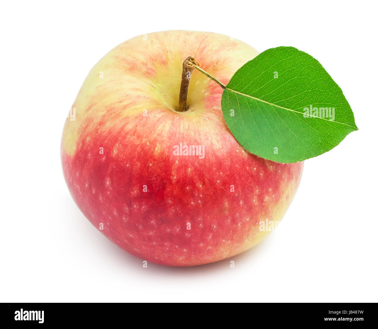 Nice fresh apple isolated on white background Stock Photo - Alamy