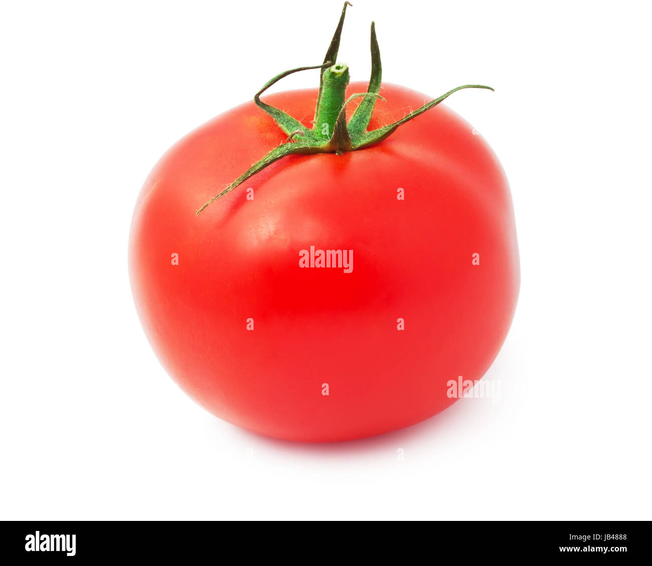 Red tasty tomato isolated on white background Stock Photo - Alamy