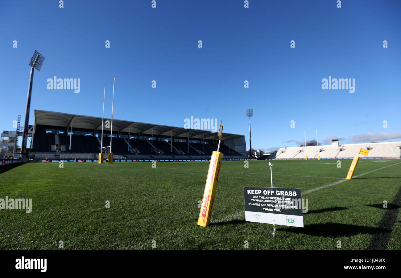 General view of the AMI Stadium, Christchurch Stock Photo - Alamy