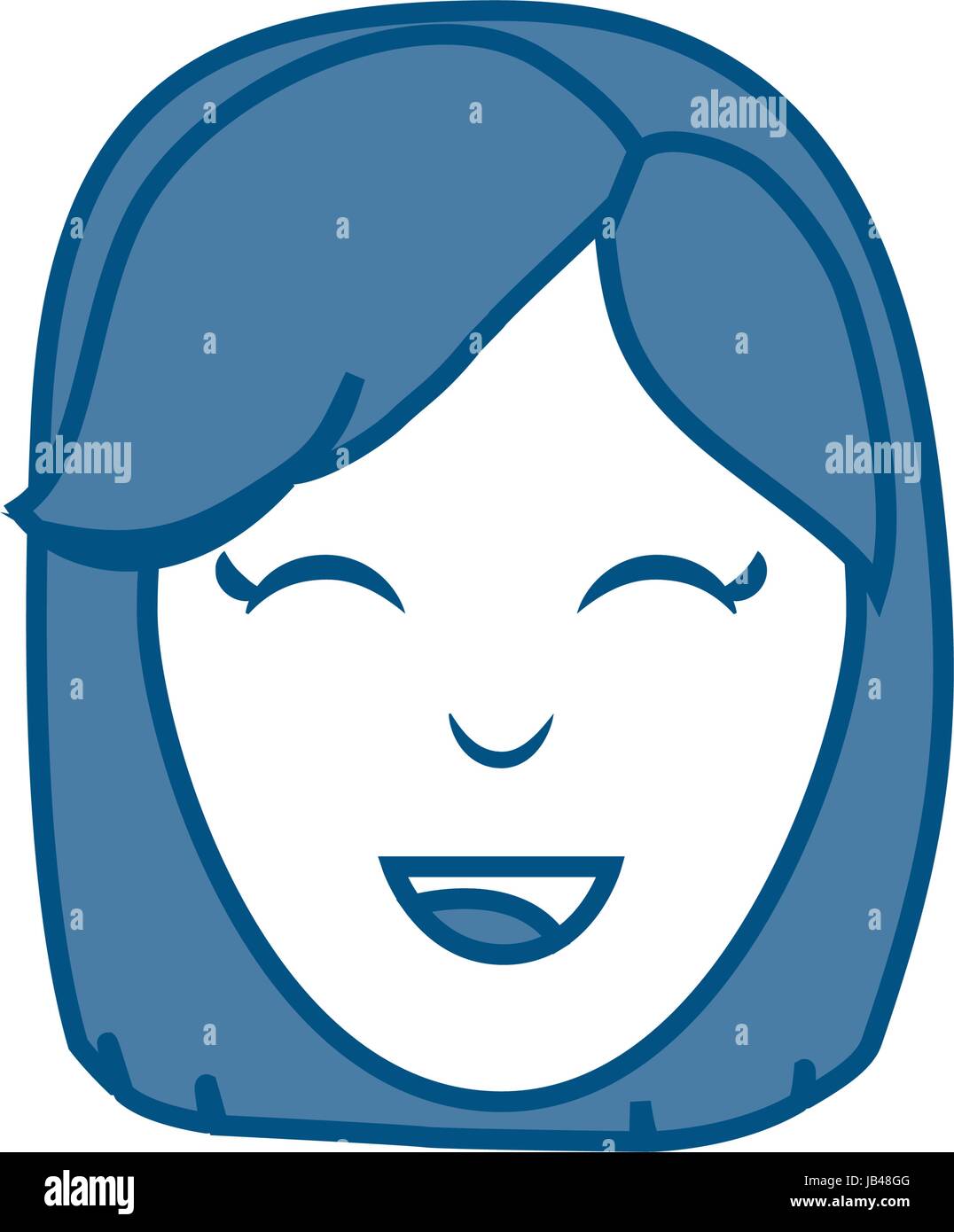 cartoon woman icon Stock Vector Image & Art - Alamy