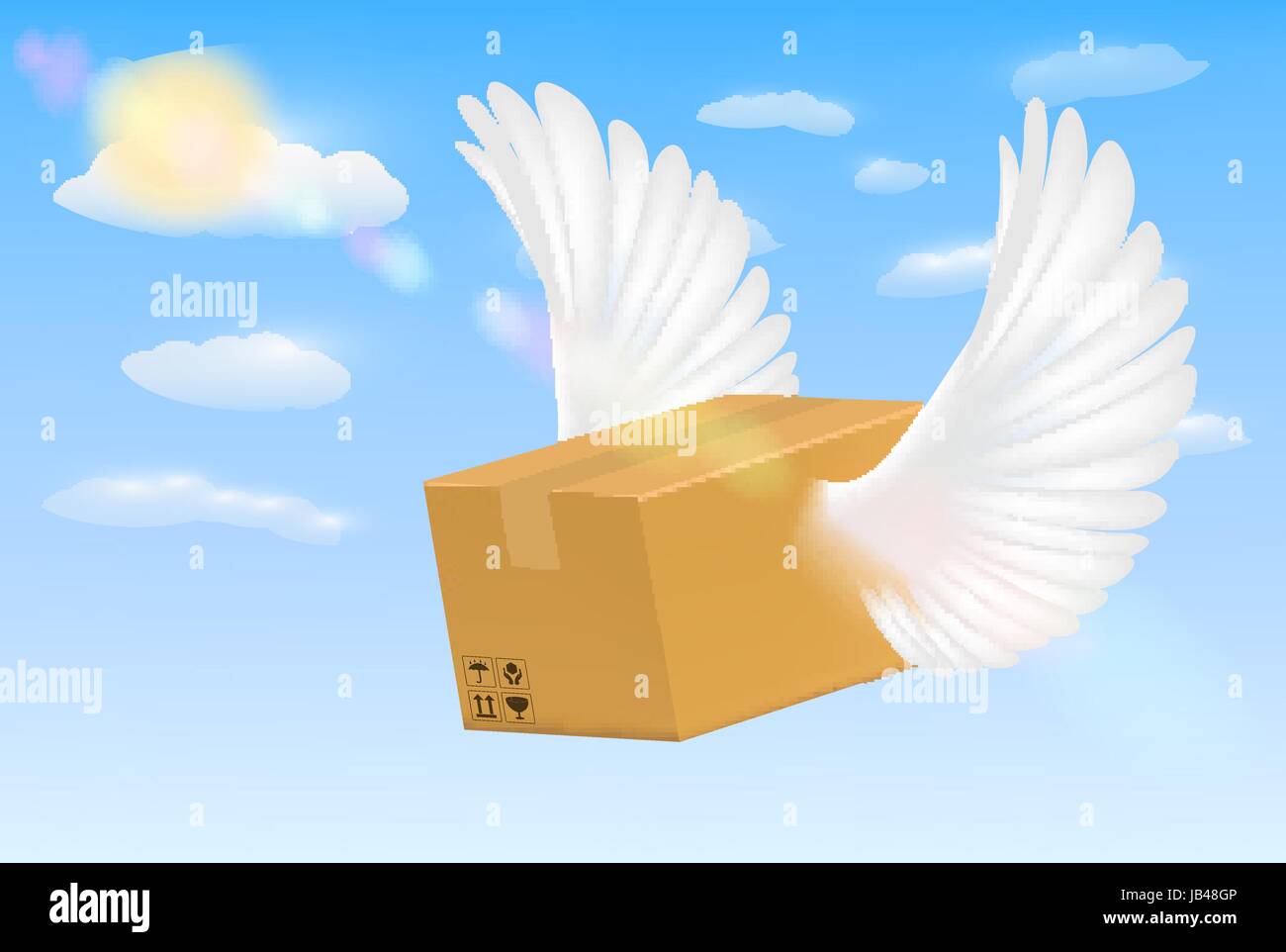 Fragile air mail label Stock Vector Images - Alamy