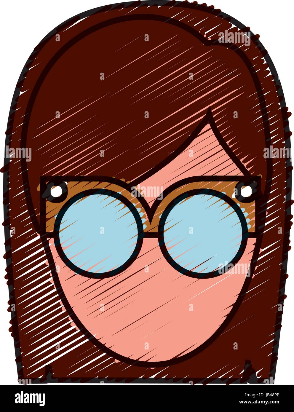 woman wearing glasses icon Stock Vector Image & Art - Alamy